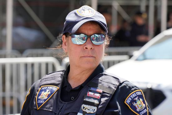 New York State Police Officer Stands Editorial Stock Photo - Stock ...