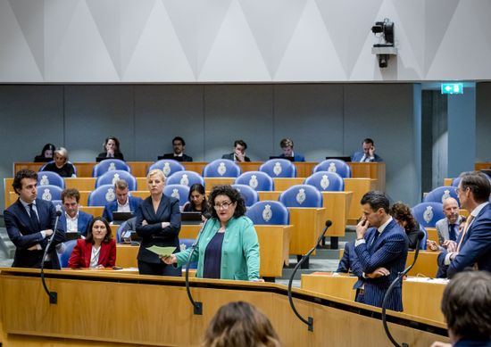 Hague Jesse Klaver Groenlinks Attje Kuiken Editorial Stock Photo ...