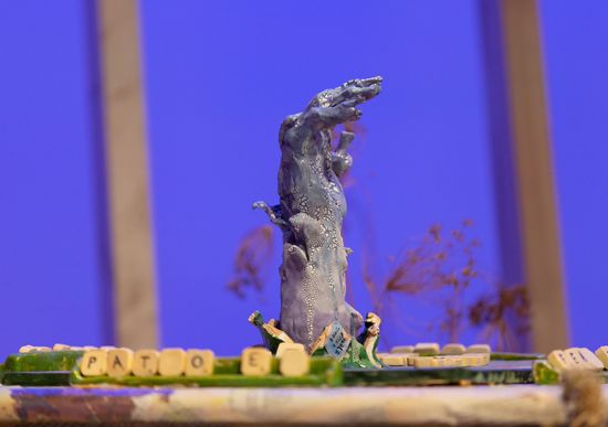 Ceramic Sculpture Decomposing Hand Displayed On Editorial Stock Photo ...