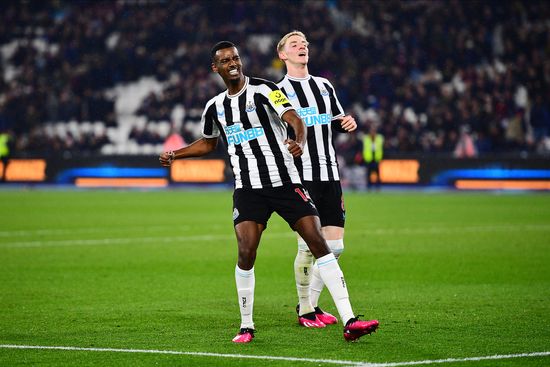 Goal Celebrations Alexander Isak Newcastle United Editorial Stock Photo ...