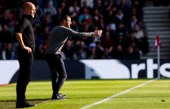 Southampton Interim Manager Ruben Selles R Editorial Stock Photo ...