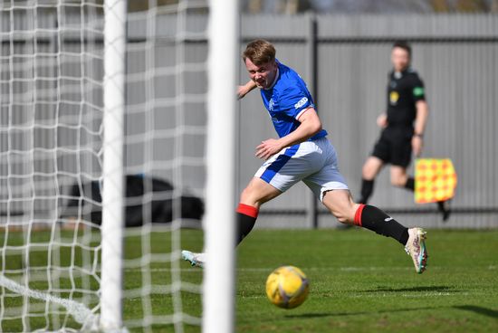 Charlie Lindsay Rangers Scores Opening Goal Editorial Stock Photo ...