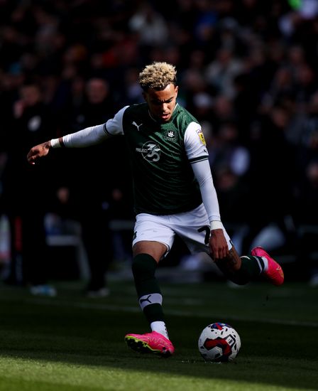 Tyreik Wright Plymouth Argyle Editorial Stock Photo - Stock Image ...