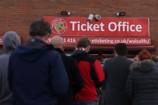 Fans Queue Outside Ticket Office Ahead Editorial Stock Photo - Stock ...