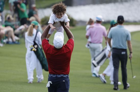 Harold Varner Iii Hoists His Son Editorial Stock Photo - Stock Image ...