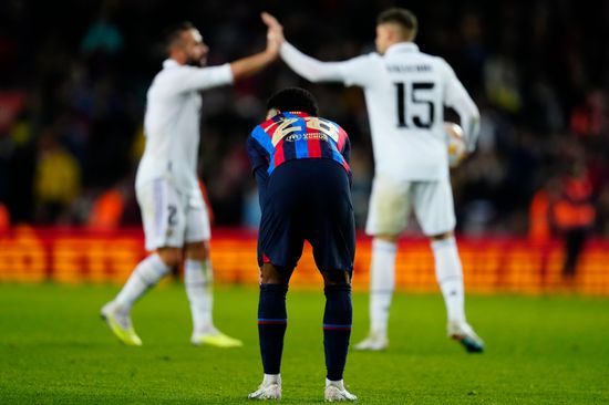 Barcelonas Defender Alex Balde C Reacts Editorial Stock Photo - Stock ...