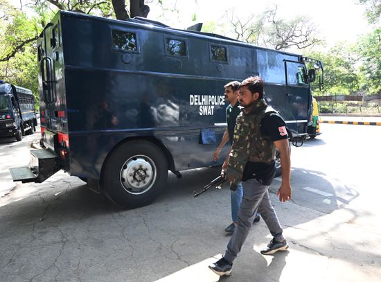 Delhi Police Special Cell Produced Gangster Editorial Stock Photo ...