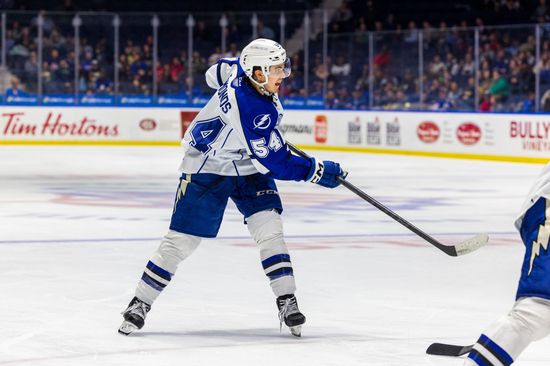 Syracuse Crunch Forward Lucas Edmonds 54 Editorial Stock Photo - Stock ...