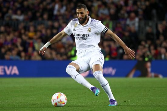 Karim Benzema Playing Match Between Fc Editorial Stock Photo - Stock ...