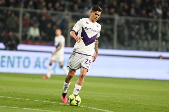 Martinez Quarta Lucas Acf Fiorentina During Editorial Stock Photo ...