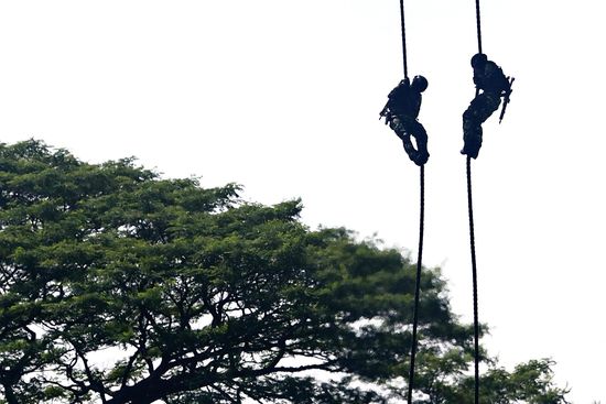 Indonesian Special Air Force Soldiers Kopasgat Editorial Stock Photo ...