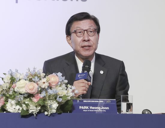 Busan Mayor Park Heongjoon Speaks During Editorial Stock Photo - Stock ...