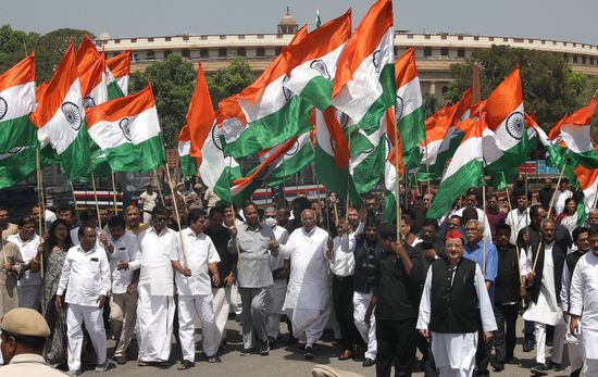 Indian Opposition Parties Members Parliament Led Editorial Stock Photo ...