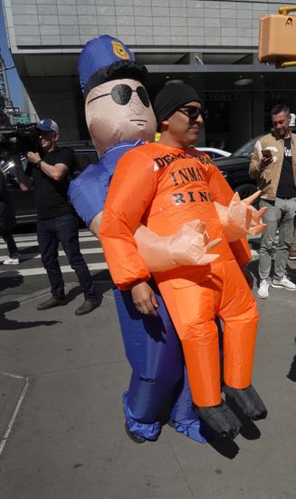 Protester Seen Costume During Demonstration Park Editorial Stock Photo ...