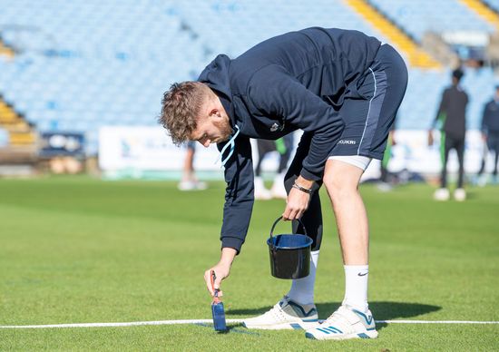Yorkshires Ben Coad Marks His Bowling Editorial Stock Photo - Stock ...