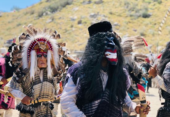 Members Yaqui Indigenous People Perform Rituals Editorial Stock Photo ...