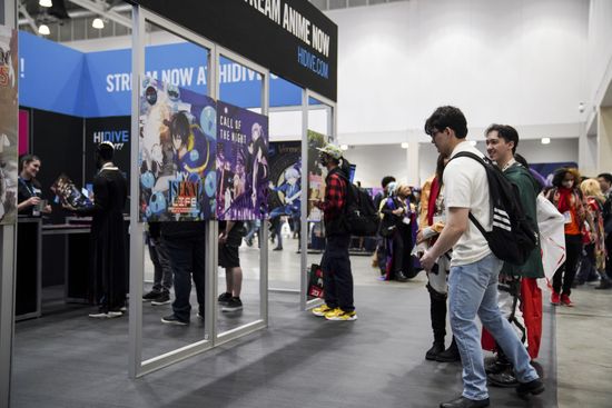 Guests Visit Hidive Booth Amc Anime Editorial Stock Photo - Stock Image ...