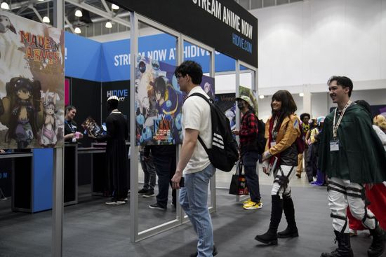 Guests Visit Hidive Booth Amc Anime Editorial Stock Photo - Stock Image ...