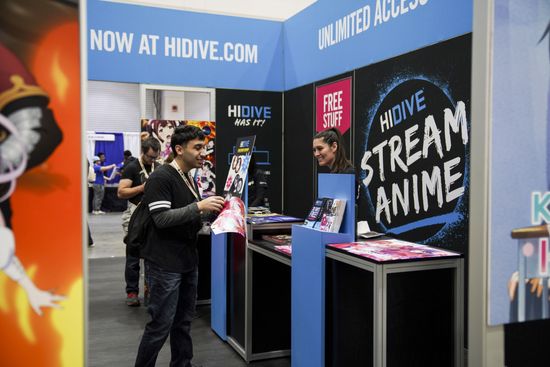 Guests Visit Hidive Booth Amc Anime Editorial Stock Photo - Stock Image ...