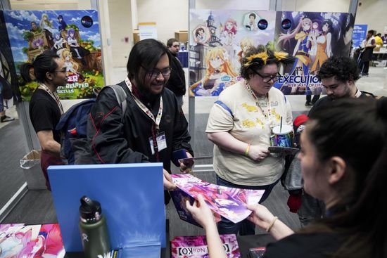 Guests Visit Hidive Booth Amc Anime Editorial Stock Photo - Stock Image ...