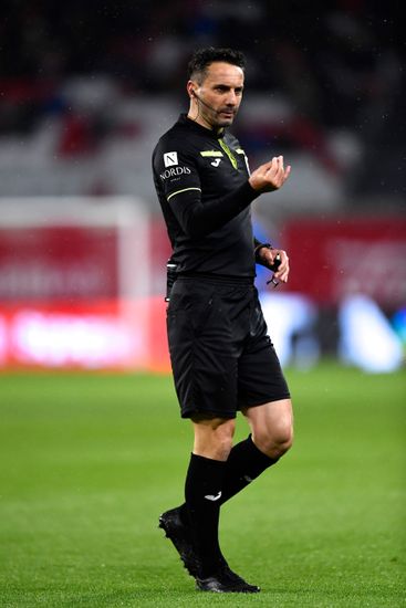Referee Sebastian Coltescu Action During Game Editorial Stock Photo ...