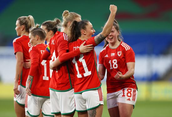 Hannah Cain Wales Celebrates Scoring Goal Editorial Stock Photo - Stock ...