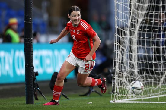 Angharad James Wales Celebrates Scoring Goal Editorial Stock Photo ...