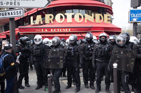 Police Forces Brav M Front La Editorial Stock Photo - Stock Image ...