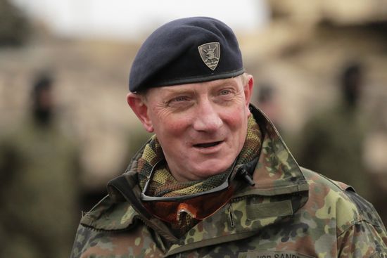 Commander Multinational Corps Northeast Mncne German Editorial Stock ...
