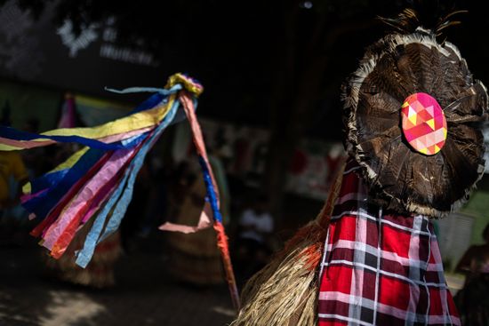 Indigenous People Pankararu Ethnic Group Perform Editorial Stock Photo ...