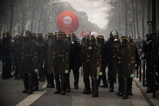 Crs Riot Police Protect Union March Editorial Stock Photo - Stock Image ...