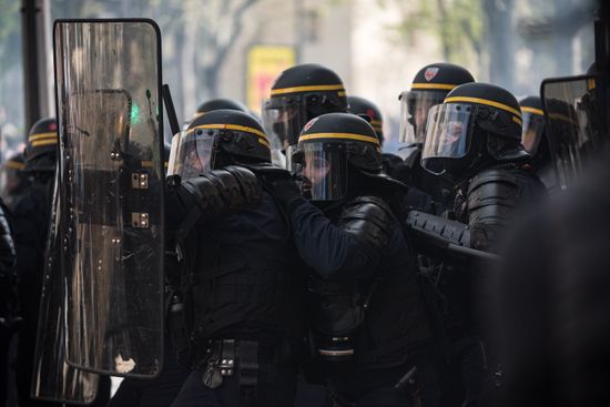 Crs Riot Police Attacked By Demonstrators Editorial Stock Photo - Stock ...
