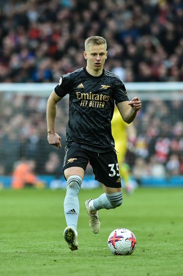 Oleksandr Zinchenko Arsenal Runs Ball Anfield Editorial Stock Photo ...