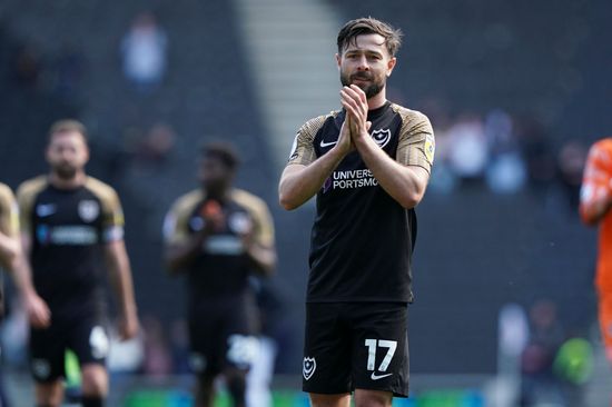 Portsmouth Defender Joe Rafferty During Efl Editorial Stock Photo ...