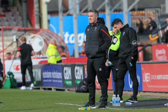 Mark Kennedy Manager Lincoln City Looks Editorial Stock Photo - Stock ...