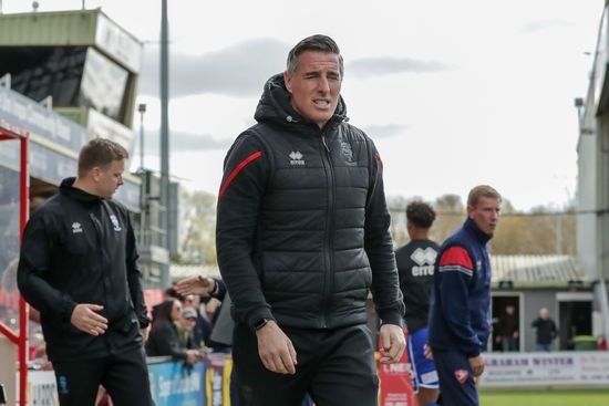 Mark Kennedy Manager Lincoln City During Editorial Stock Photo - Stock ...