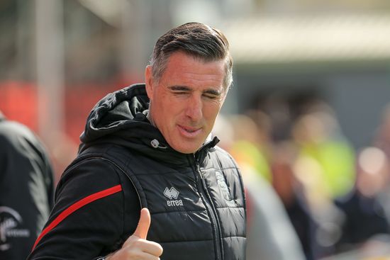 Mark Kennedy Manager Lincoln City Gestures Editorial Stock Photo ...