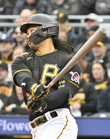 Pittsburgh Pirates First Baseman Connor Joe Editorial Stock Photo ...