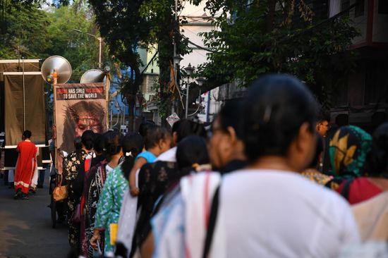 Christian Community People Participate Religious Procession Editorial ...