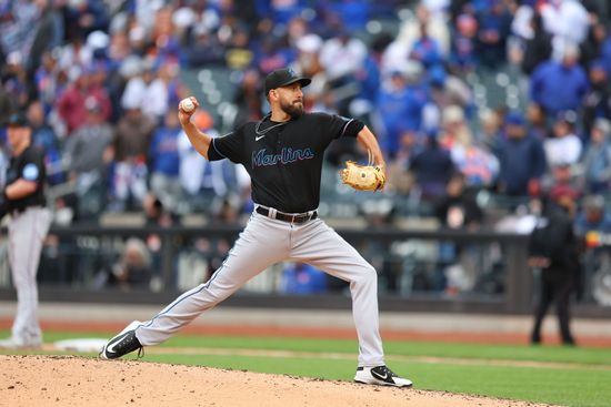 Miami Marlins Relief Pitcher Matt Barnes Editorial Stock Photo - Stock ...