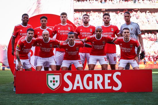Sl Benfica Players Pose Team Photo Editorial Stock Photo - Stock Image ...