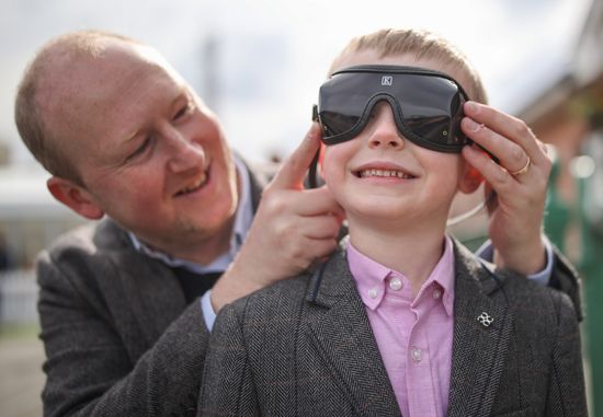 Archie Barnes Aged 5 Manchester His Editorial Stock Photo - Stock Image ...
