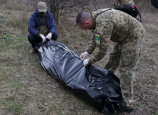 Special Team Members Carry Out Exhumation Editorial Stock Photo - Stock ...