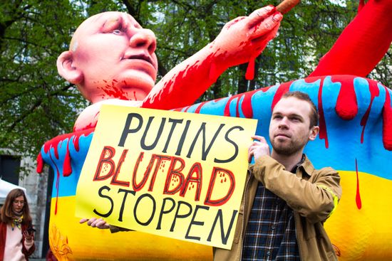 Carnival Float Featuring Russian President Vladimir Editorial Stock ...