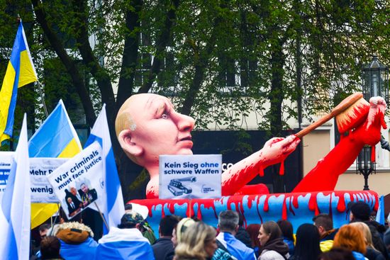 Carnival Float Featuring Russian President Vladimir Editorial Stock ...