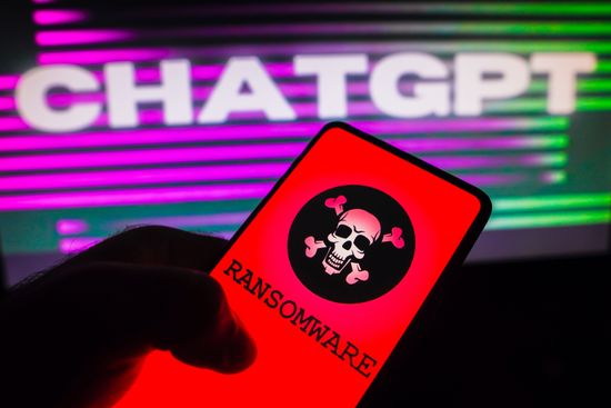 This Photo Illustration Representation Ransomware Displayed Editorial ...