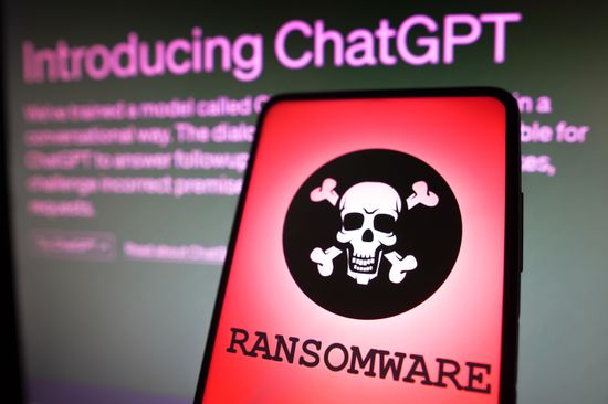 This Photo Illustration Representation Ransomware Displayed Editorial ...