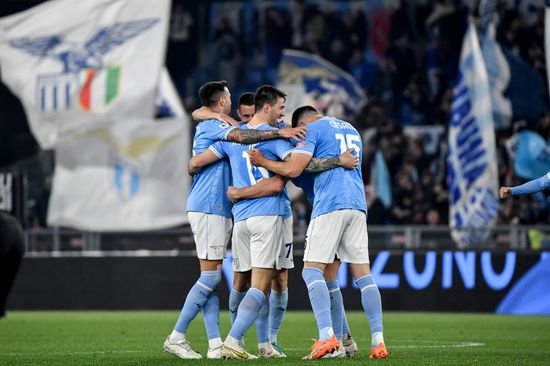 Ss Lazio Players Celebrate Victory End Editorial Stock Photo - Stock ...