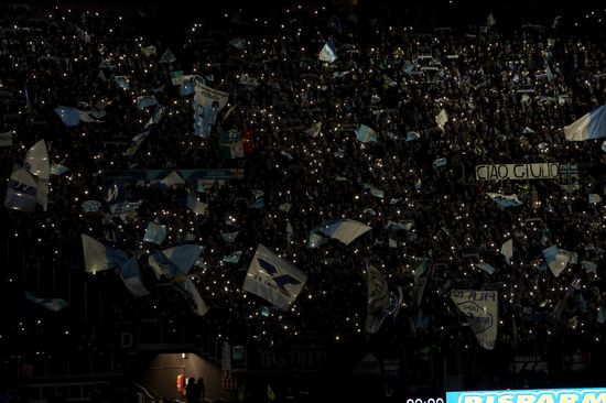 Flags Lazio Supporters On Stand Before Editorial Stock Photo - Stock ...