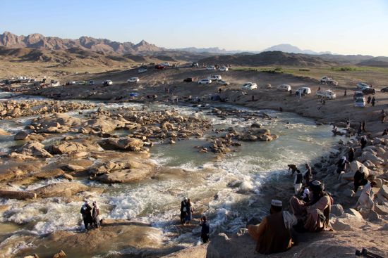 People Visit Dahla Dam Kandahar Afghanistan Editorial Stock Photo ...